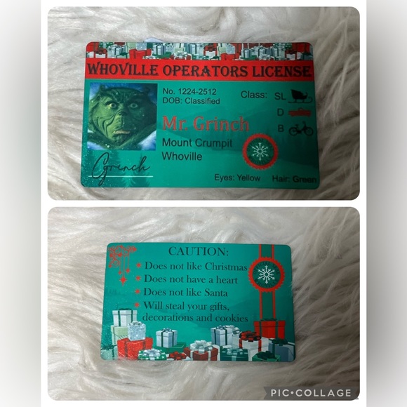Holiday | Brand New Grinch License | Poshmark